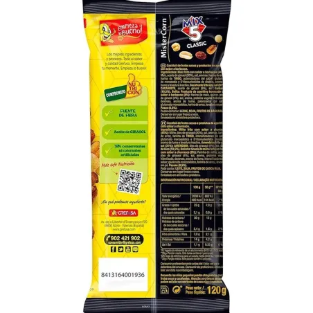 Mister Corn Mix 5 de Grefusa 24 unidades