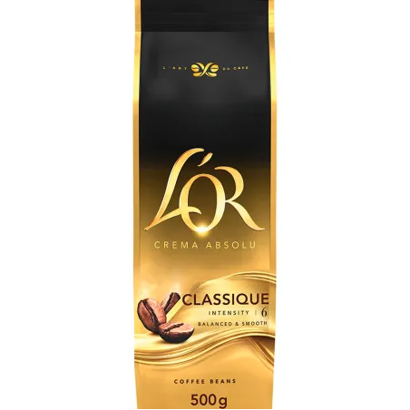 Classique L'or Crema Absolu Café en grano 2 kg | Sabor suave y aroma