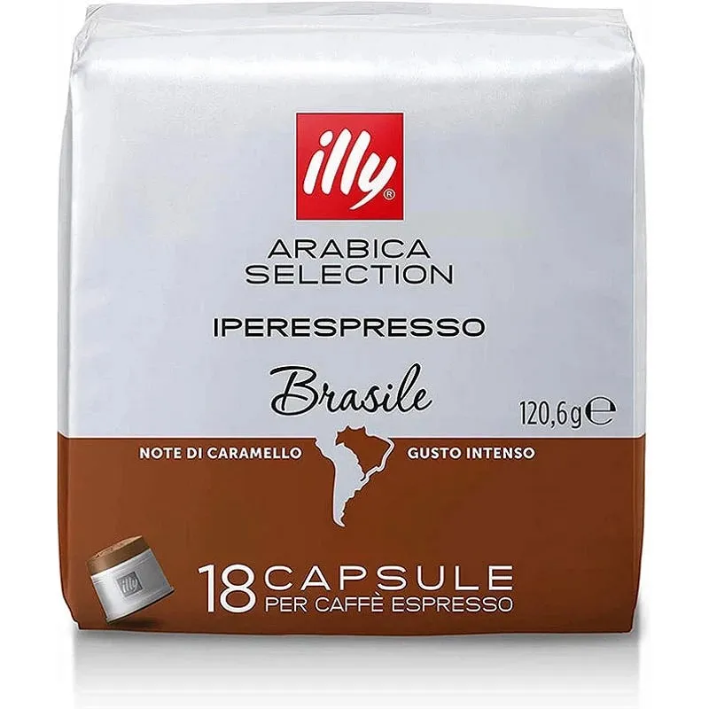 Brasil Café Iperespresso 18 cápsulas Illy.
