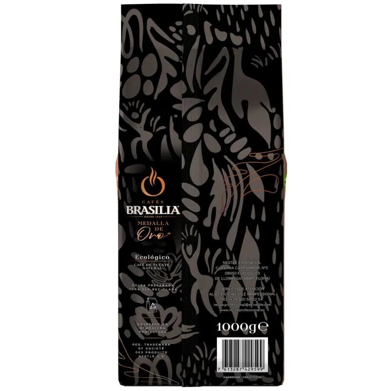Café en grano Ecológico Baqué 1kg | Medalla de Oro Brasilia